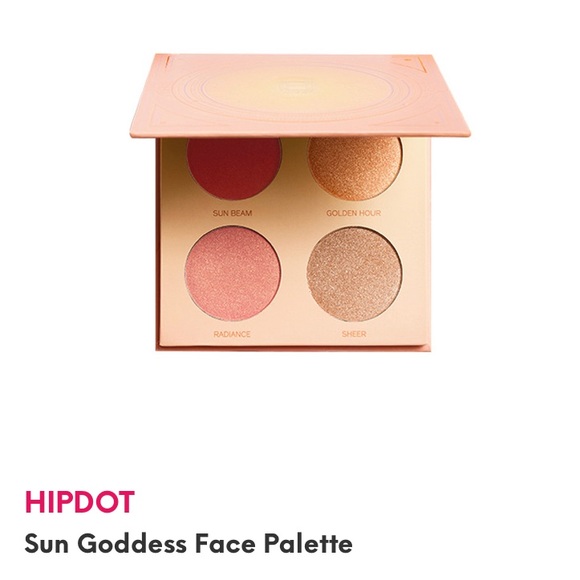 hipdot | Makeup | Hipdot Sun Goddess 4 Shade Face Palette 4g Brand ...